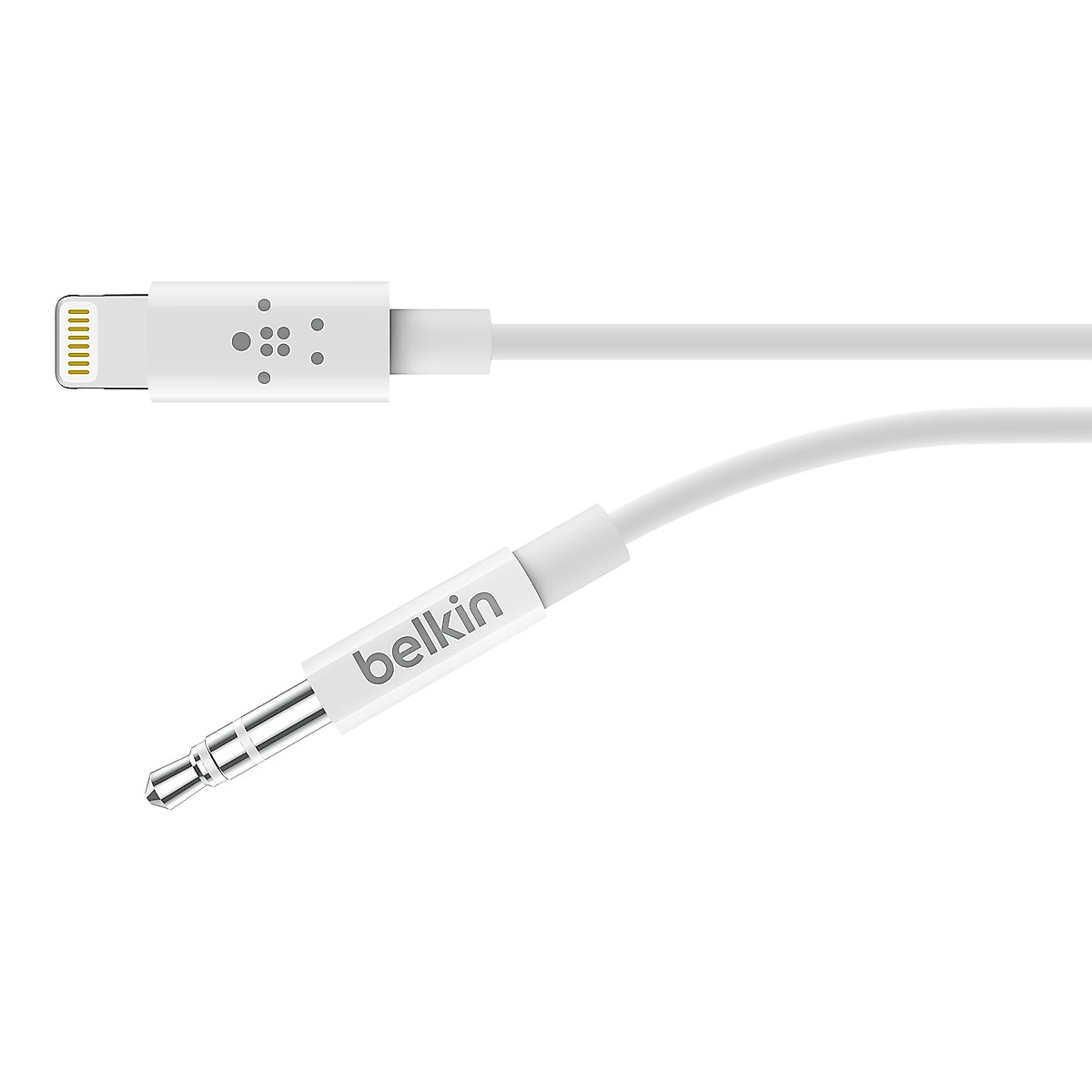 Belkin Speaker and Headphone Splitter, 3.5mm Audio Jack Adapter, Dual Audio Output for Earbuds, Headphones, and Speakers for Sharing Music & Videos, Compatible with iPhones, Laptops, & Tablets - White