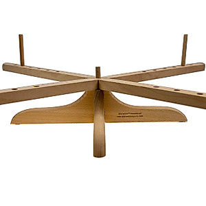 Stanwood Needlecraft Tabletop Amish Style Wooden Yarn Swift 2.5-6 feet