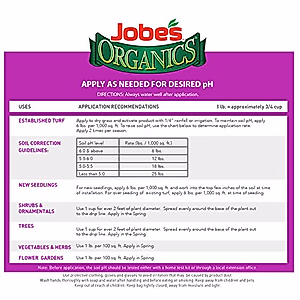 Jobe's 09365 Additive De-Acidifier, 6 lb, Lime Soil