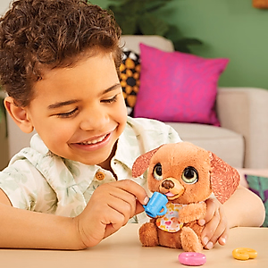 FurReal Newborns Puppy Animatronic Plush Toy with Sound Effects, Interactive Pets for Kids Ages 4 and Up