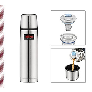 Thermos Bottle, Polyester, edelstahl, 0,75 L