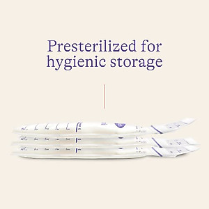 Lansinoh Breastmilk Storage Bags, 200 Count Value Pack, Easy to Use Milk Storage Bags for Breastfeeding, Presterilized, Hygienically Doubled-Sealed, for Refrigeration and Freezing, 6 Ounce