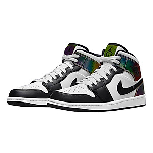Jordan Mens Air 1 Mid SE DM7802 100 Heat Reactive - Size 9 White/Black