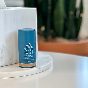 Oars + Alps Aluminum Free Deodorant for Men and Women, Dermatologist Tested and Made with Clean Ingredients, Travel Size, Bergamot Grove, 1 Pack, 2.6 Oz
