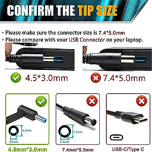 200W AC Adapter Laptop Charger Compatible with HP OMEN Pavilion Gaming 15 17 Envy 15 2020 TPN-DA10 L00818-850 TPN-LA21 L73385-001 ADP-200HB B OMEN 15 15t 17 17t Power Supply Cord