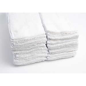 Diane Terry Cloth Neck Strips, Fast Drying Towel for Neck Use at Barber Shop, Salon, Spa, Extra Durable, Absorbent, White, 36 Count (Pack of 1), D8320