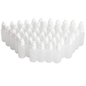 10 Piece 50ml 1.7oz BPA Free Plastic Squeezable Dropping Bottles Container Vials Pots for Eye Drops Dropper Samples Liquid DIY Ejuice Reagent Cosmetic