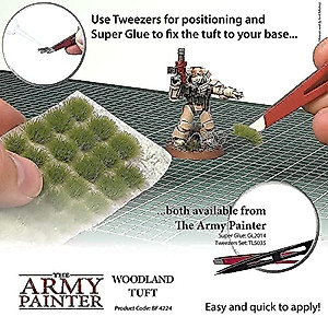 The Army Painter - Battlefield Tufts - Wasteland Tuft Bundle with Woodland Tuft and Swamp Tuft - Terrain Model Kit for Miniature Bases and Dioramas - 77 Pcs 3, Sizes