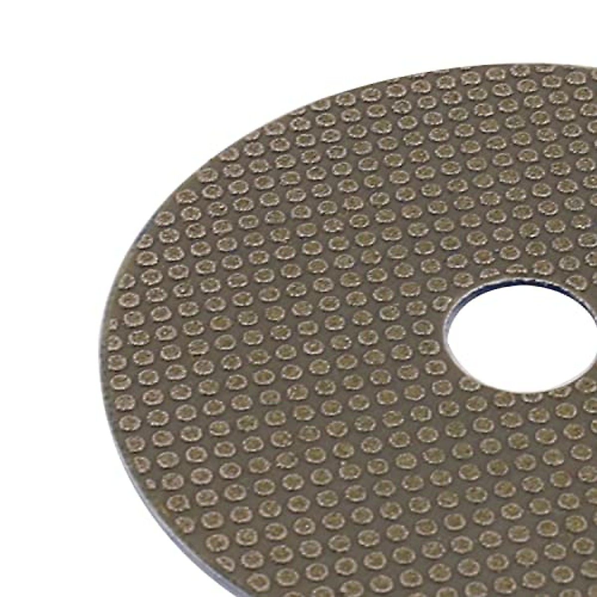 4" Electroplated Diamond Polishing Pads 60 Grit - Wet Dry Sanding Tile Stone Marble Granite Concrete Ceramics Glass