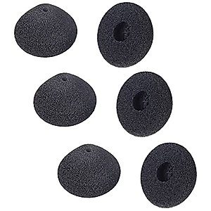 ECS Replacement Cone Shape Ear Cushions for E62 Transcription Headsets and Olympus E61, Includes 3 Pairs