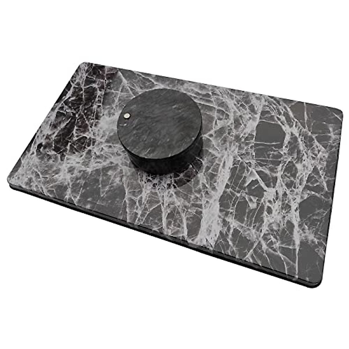 Ritadeshop Salt and Pepper Bowl/Dual Compartment Cellar with Swivel Top for Salt, Spice and Herbs Storage