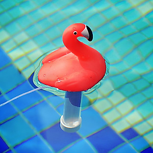 XY-WQ 2 Pack Floating Pool Thermometer, Large Size Easy Read for Water Temperature with String for Outdoor and Indoor Swimming Pools and Spas