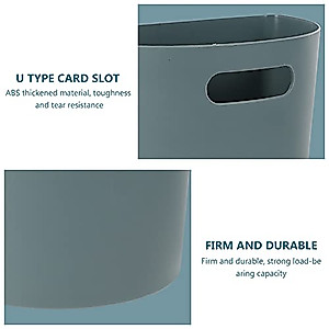 Cabilock Foldable Storage Box Wall Hanging Garbage Can Semicircle Wall Mounted Waste Bin Cabinet Door Trash Can Foe Home Kitchen Bathroom Trash Bin Small Compost Bin