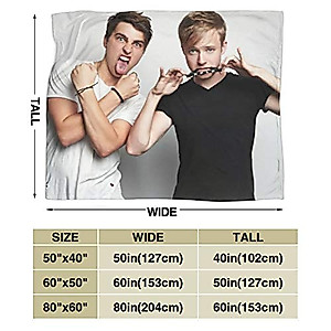 Baulerd Sam and Colby Ultra-Soft Micro Fleece Blanket 50"" x40