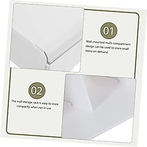 Zerodeko Wall Mount Sock Organizer Clear Organizer Drawers Compartment Storage Box Underwear Storage Box Multifunctional Storage Box Plastic Pp White Grid Sheer Socks