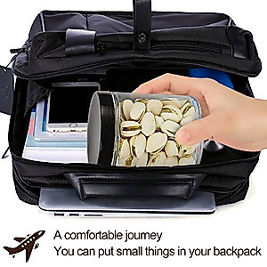 12 Pack 8 oz Clear Glass Jars with Lids, Round Empty Containers for Scrubs, Lotions, Cosmetic, Ointments and Butters, Travel Storage Jar, Black Lids, lables and Spatulas