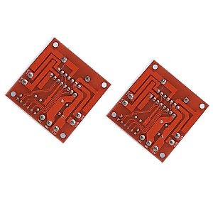 Kiro&Seeu 2PCS L298N Motor Drive Controller Board Module Dual H Bridge DC Stepper Motor Compatible with Ar-duino Electric Projects Smart Car UNO MEGA R3 Mega2560