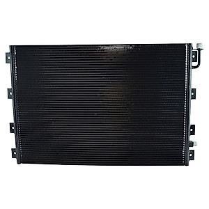 TRQ Air Conditioning A/C Condenser Compatible with 2007 Kenworth C500 1987-1990 K100E 1999-2005 T2000 2009 T270 1996-2005 T300 1991-1996 T400 1988-2007 T600A 1987-2013 T800 1982-2007 W900