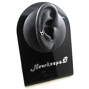 NewkeepsR 16g-Titanium Threadless Zodiac 12 Constellation Astrology Jewelry Stud Earring-Taurus