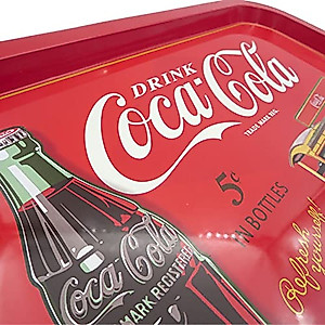 The Tin Box Company Coca Cola Rectangular Tin Tray (778417-12), Red