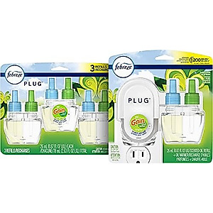 Febreze PLUG, Gain Original, Starter Kit & (4) .87 fl. oz. Oil Refills