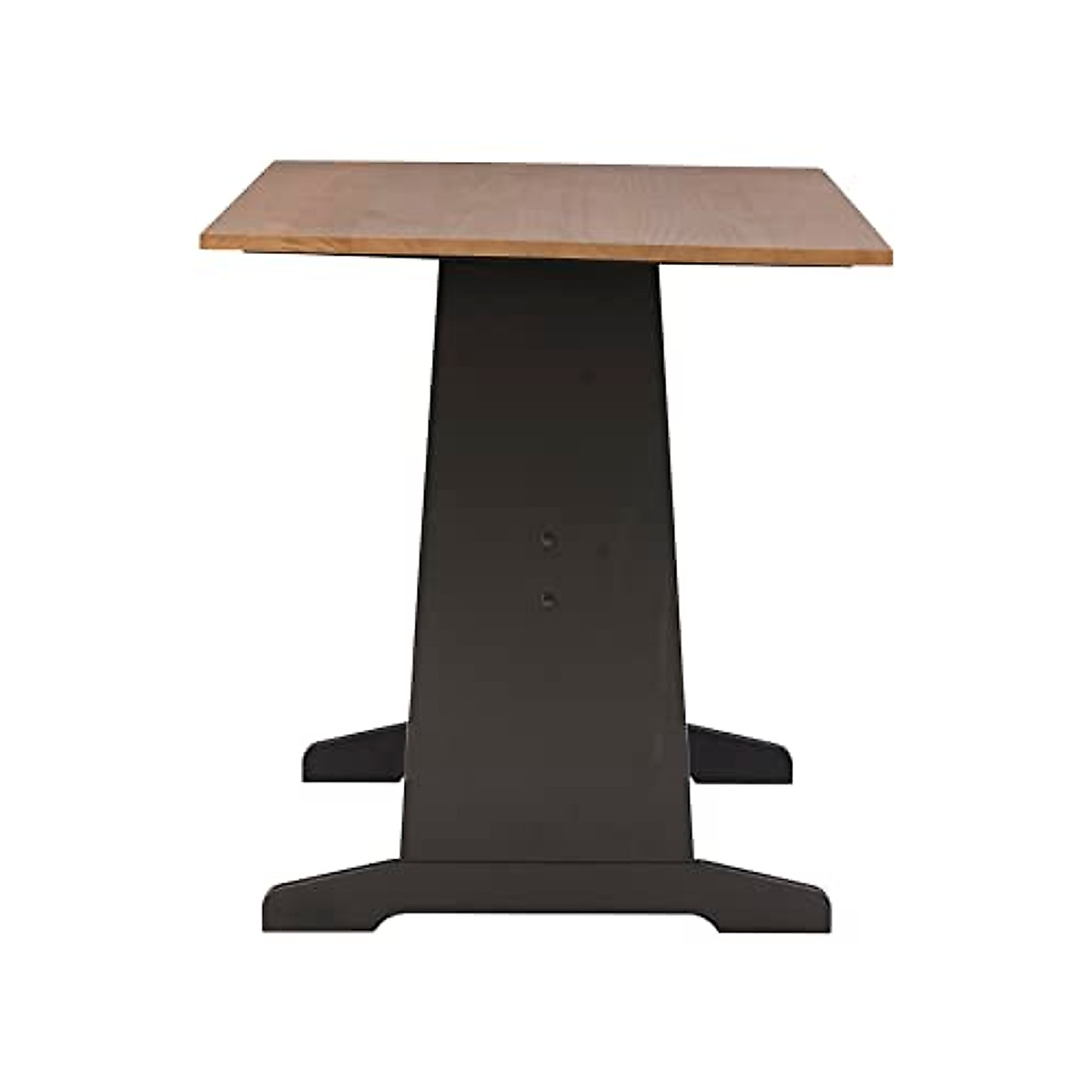 Linon Black and Pecan Breakfast Dining Set Ardmore Nook