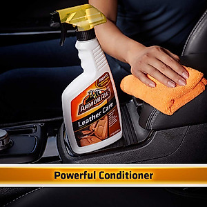 Car Leather Care Spray by Armor All, Leather Cleaner and Protectant for Cars, Trucks and Motorcycles, Includes 2 Bottles, 16 Fl Oz Each