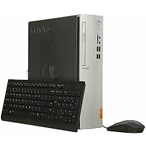 IdeaPad [Windows 11 Home] Lenovo IdeaCentre Desktop | AMD A9-9425 Processor 3.10 GHz to 3.70 GHz | 16GB RAM | 1TB SSD | DVD-RW | Wi-Fi | Bluetooth | HDMI | Silver