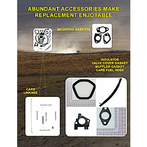 YAMAKATO Huayi P27-1D Gasoline Generator Carburetor Kit OEM for Champion Predator Generac 420cc 439cc 459cc GX390 Powered 6500 8750 9000 5500 7000 8000 7500 9500 etc.…