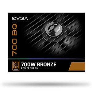 EVGA 700 BQ, 80+ Bronze 700W, Semi Modular, 5 Year Warranty, Power Supply 110-BQ-0700-V1