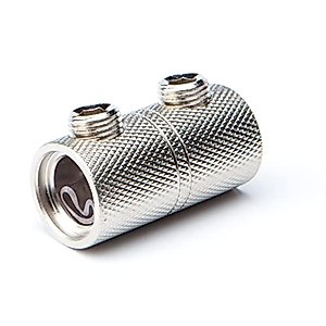 Harmony Audio HA-WC0 Car Stereo Power or Ground 1/0 Gauge Wire Splice Coupler - Nickel Plated