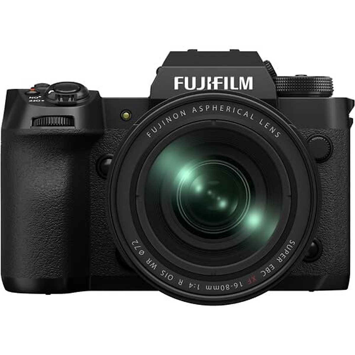 Fujifilm X-H2 Mirrorless Camera with XF16-80mm Lens - Black with Advanced Bundle, Lexar 64GB SDX Card 800x, Gadget Bag 200 Series, Cleaning Cloth, Blower & More