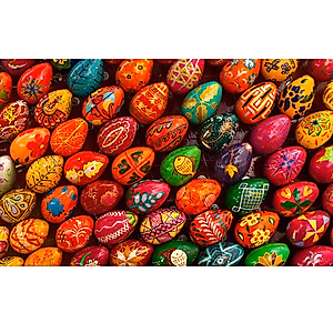 SallyFashion Wooden Fake Eggs,9 Pieces White Wooden Easter Egg Wood Eggs for Crafts Home Decor