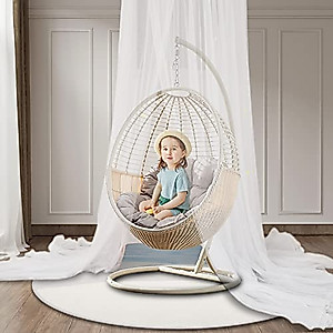 Bed Canopy for Girls with Glowing Stars in The Dark, White Princess Bed Curtain for Baby Crib, Kids Bed &amp; Toddler Bed, Twin, Full &amp; Queen Bed, Mosquito Net Canopy for Girl Room, Fire Retardant Fabric