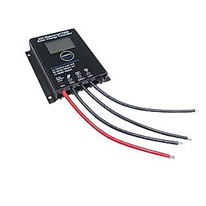 HUINETUL 30A PWM Solar Charge Controller IP68 Waterproof Fit for Lithium ion Lifepo4 Lead-Acid Battery