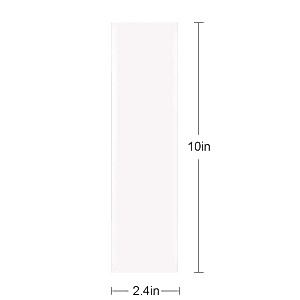 Enenes Cellophane Goody Bags Pretzel Bag 100 PCS Cello Treat Bag Party Favor Bag Clear Candy Bags Metallic with Twist Ties for Gift Bakery Cookies Dessert (2.4X10 Inch，100PCS)