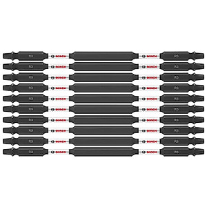 Bosch ITDESQ36B Impact Tough 6 In. Square #3 Double-Ended Bits