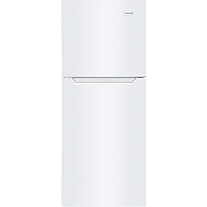 Frigidaire 11.6 Cu. Ft. Compact ADA Top Freezer Refrigerator in White with Electronic Control Panel, Reversible Door Swing, ENERGY STAR