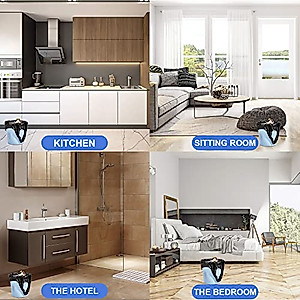 4 Gallon Trash Bags 100 Counts Handle Garbage Bags Trash Can liners Bathroom, Bedroom, Office, Car, Home Waste Bin Plastic Trash Can Liners