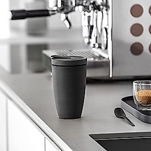 Villeroy & Boch Manufacture Rock Coffee To Go mug, Premium Porcelain, 350 ml, matt black