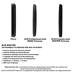 B+W 82mm Master Clear MRC Nano 007M Glass Filter