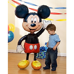 USLEH Mouse Airwalker 46" Inch Jumbo Foil Mylar Birthday Balloon…
