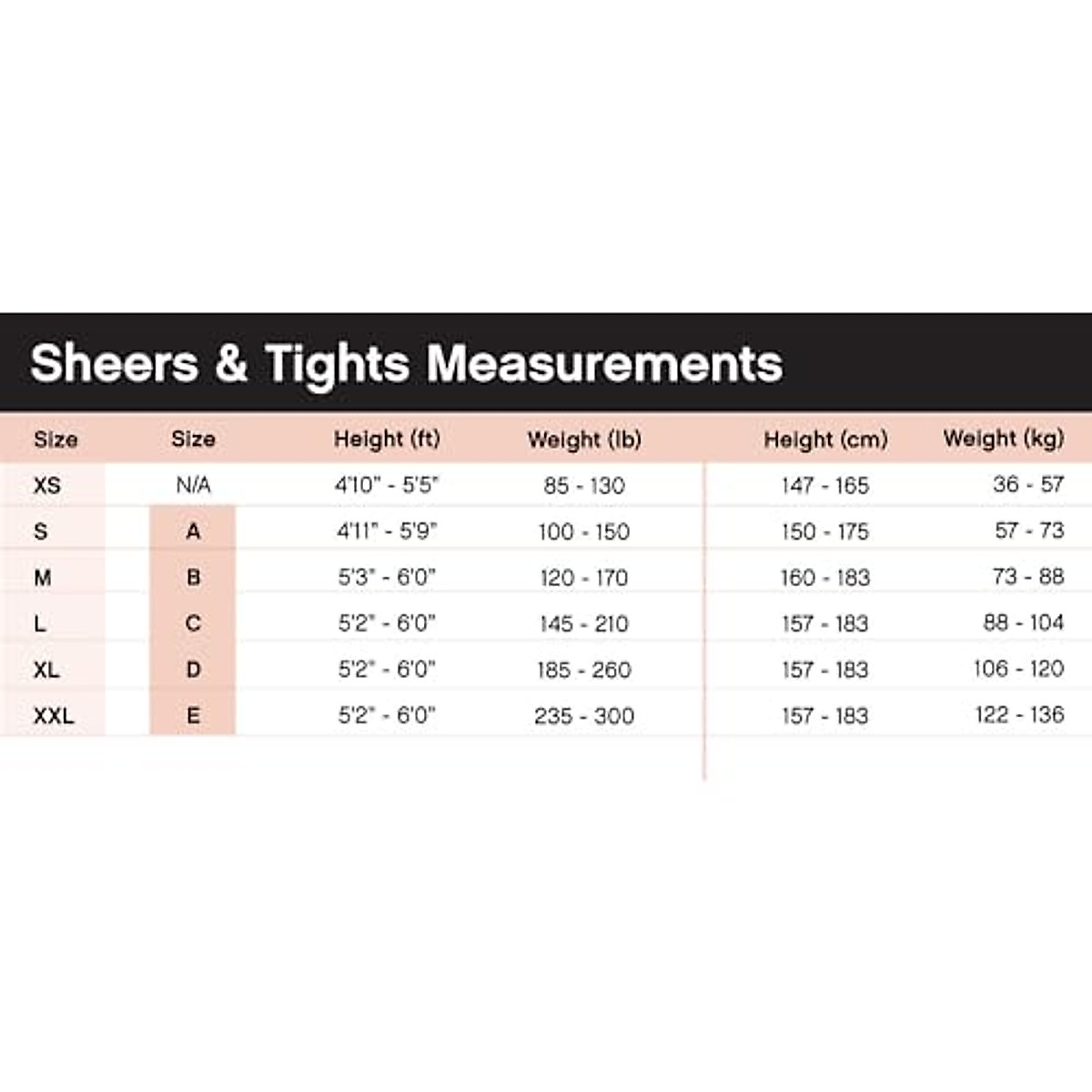 No nonsense Women's Super Opaque Control-Top Tights, Black, X-Large