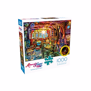 Buffalo Games - Aimee Stewart - The Pirate Captain's Dream - 1000 Piece Jigsaw Puzzle with Hidden Images