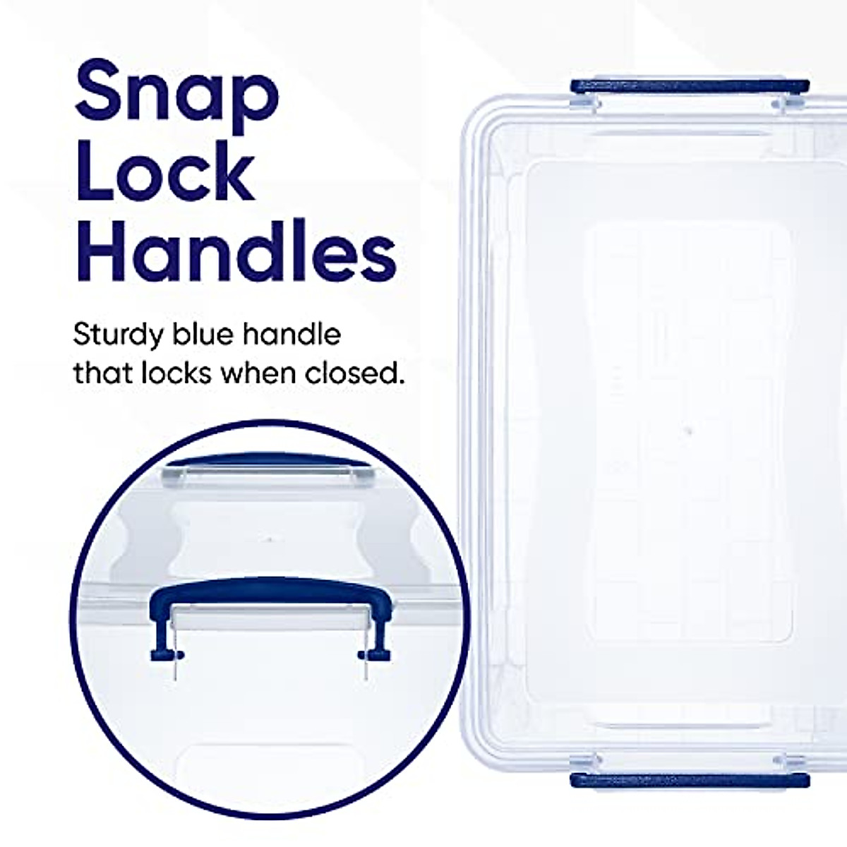 Superio Storage Container, Clear 20 Qt.