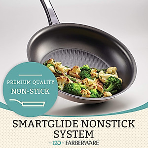 Farberware 21699 Dishwasher Safe High Performance Nonstick Frying Pan / Nonstick Skillet, 12 Inch, Champagne