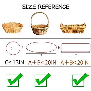 Amsthow Large Cellophane Basket Wrap Bags 22 x 32-inch Clear Basket Wrap Bags 10CT Basket Cellophane Wrap Gift Bags Plastic with Bows for Gift Baskets Weddings (22 x 32-inch