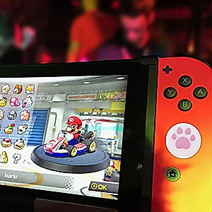 ifundom 4pcs Silicone Rocker Cover Cat Claw Design Joystick Cap Compatible for Switch