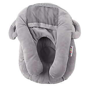 for Breastfeeding, Infant Baby Nursing Cushion Breastfeeding Pillow for Mom and Baby Multifunction Cute Cartoon Baby Pillow (gray)