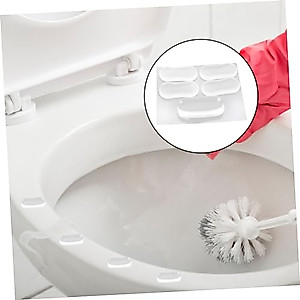 Luxshiny 3sets Toilet Seat Gasket Kit Toilet Covers Toilet Lid Bumper Silicone Toilet Bumpers Toilet Parts Bidet Bumper Attachment Toilet Seat Bumper for Bidet Attachment 5pcs*3